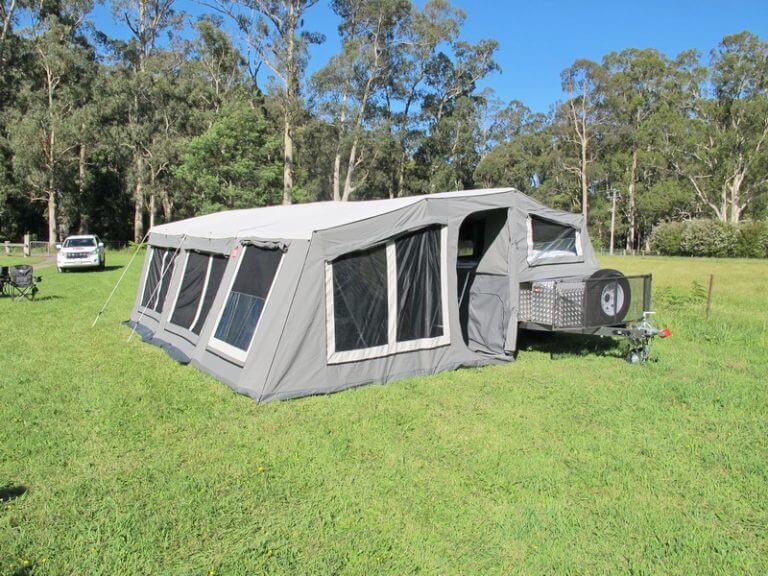 Soft Floor Camper Trailer Setup Video • Mars Campers
