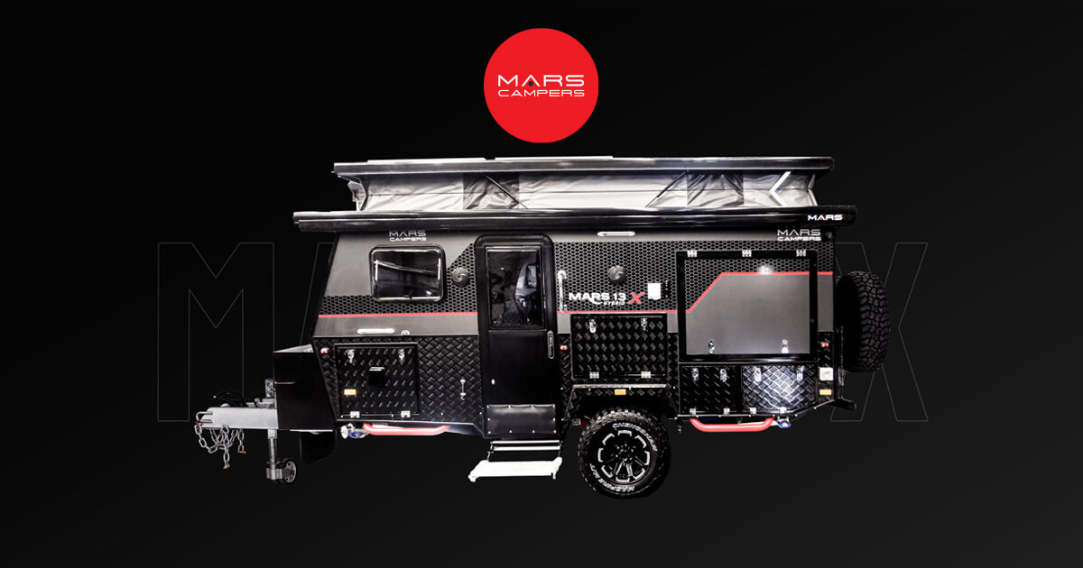 15ft. Pop Top Hybrid Caravan (2 Adults, 1 Bunk) Mars 15X Platinum