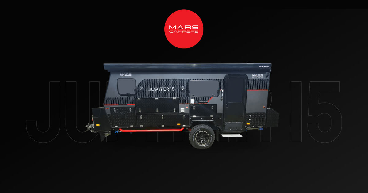 15ft. Off Road Pop Top Hybrid Caravan (2 Adults) Jupiter 15 MKII | Mars ...