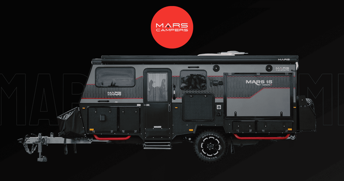 15ft. Side Slide Off Road Couples Caravan | Mars 15 Premium S